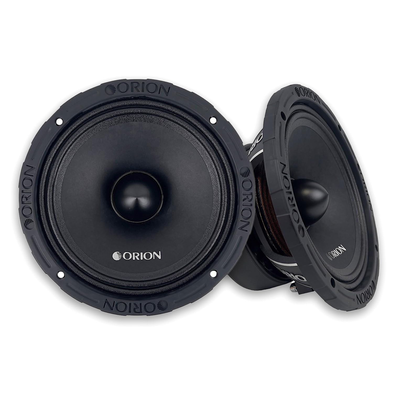 Orion XTR XTX858 High Efficiency 8” Mid-Range Bullet Loudspeakers, 1600W Max Power, 400W RMS, 8 Ohm, 2” Voice Coil - Pro Car Audio Stereo, Midrange Speakers (Pair)