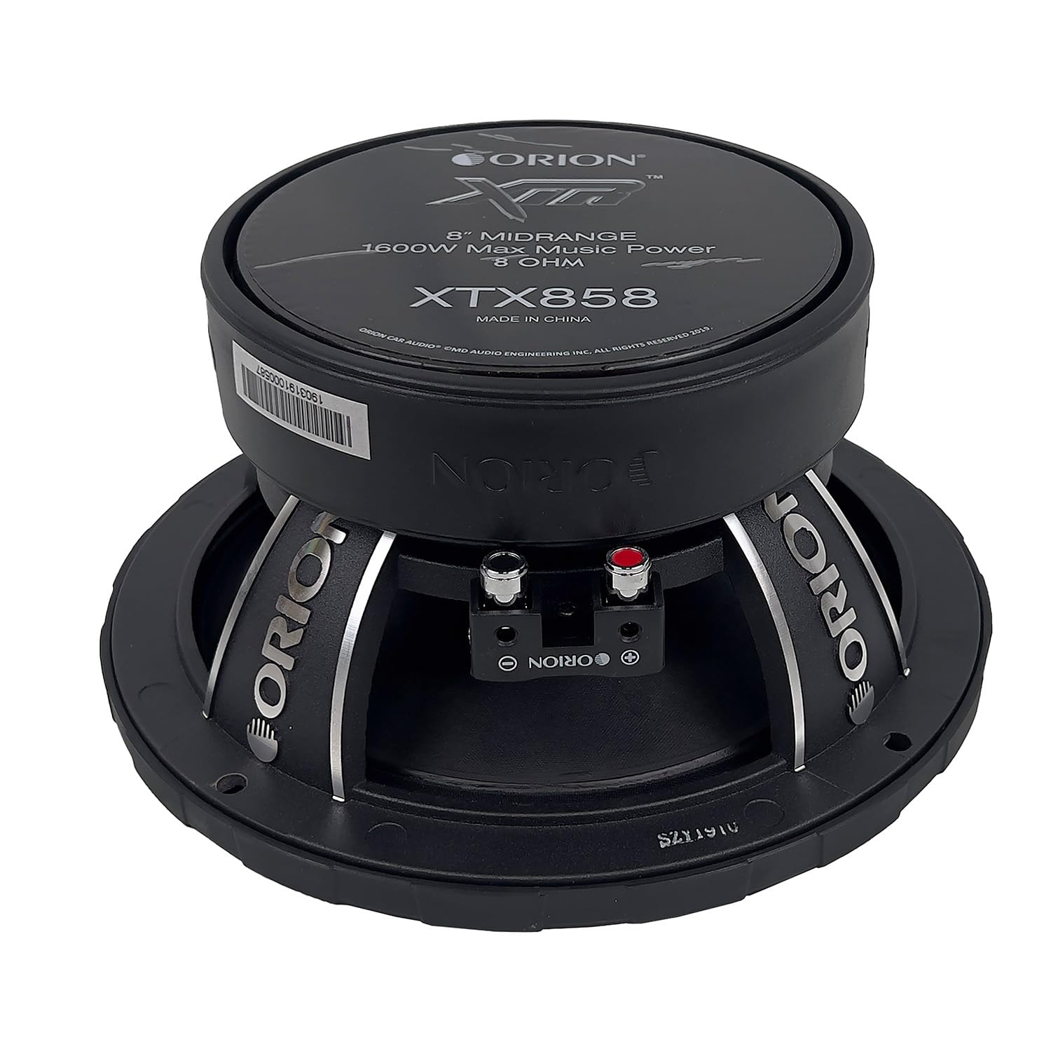 ORION XTR XTX858 High Efficiency 8” Mid-Range Bullet Loudspeakers, 1600W Max Power, 400W RMS, 8 Ohm, 2” Voice Coil - Pro Car Audio Stereo, Midrange Speakers (Pair)