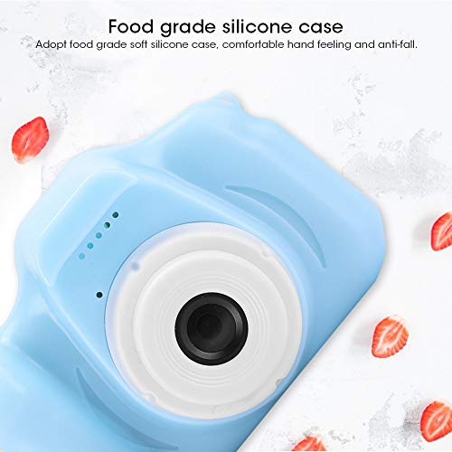 GOTOTOP 2.0 Inches 1080P HD Kids Digital Camera 32GB Card Camera, Mini Portable Digital Camera for Kids 3-9 Years Old Kids (Blue)