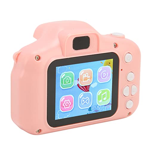 Kids Digital Camera, Portable Camera Wide Applicability Pink Cute for Outdoor