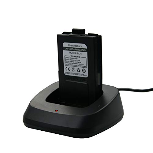 Vineyuan Walike Talkie Charger Station for GT-3 GT-3TP GT3 GT3TP >-3 Mark-II III Two Way Radio Battery Charging Base(Original)