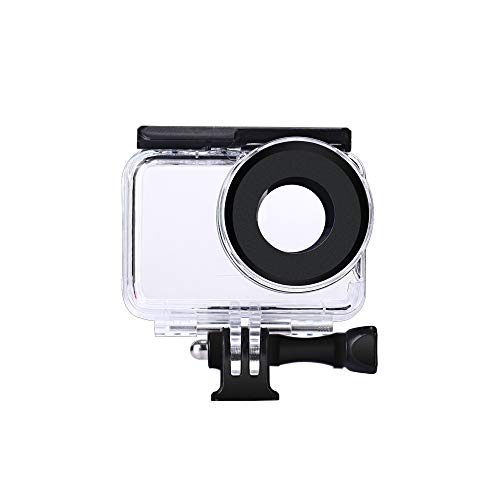 For Insta360 ONE R Sports Camera Case Protective Housing Insta360 ONE R Diving Cases Waterproof Housing 4K IPX8 Accessory Camera Accessories Anti-fall Bezel Protective Cases (Black) A458