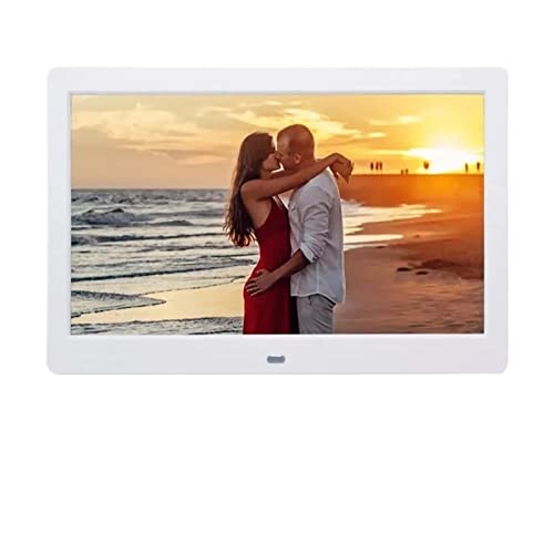 10 Inch Screen LED Backlight HD 1024 * 600 Digital Photo Frame Electronic Album Picture Music Movie Full Function (Color : C, Size : US Plug)