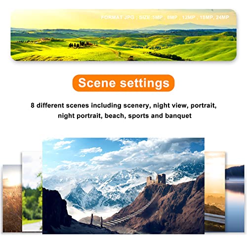 Digital Camera 1080p, Camera for Kids Boys and Girls, Full HD Rechargeable Electronic Mini Camera for Students Teens, 2.4 Inch LCD Electronic Anti-Shake Digital Camera