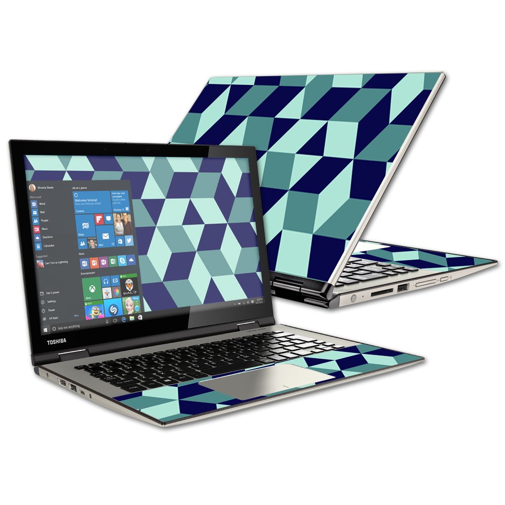 MightySkins Skin Compatible with Toshiba Satellite Radius 12.5" wrap Cover Sticker Skins Geo Tile