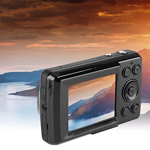 Digital Camera 720P Full HD Compact Camera 36MP Vlogging Camera with 16X Digital Zoom, Photo Camera 2.4 Inch LCD Mini Video Camera for Students Children Adults Beginners (Black)