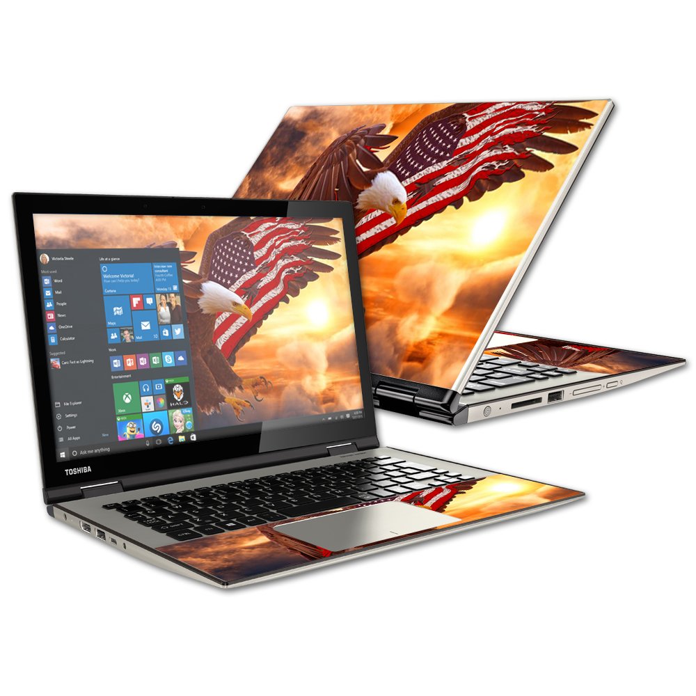 MightySkins Skin Compatible with Toshiba Satellite Radius 12.5" wrap Cover Sticker Skins Bald Eagle