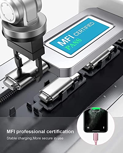 iPhone Charger,Apple MFi Certified 5 Pack iPhone Charger Cable iPhone Cord Nylon Braided Compatible with iPhone 13 Pro/13/12/11 Pro/11/XS MAX/XR/8/7/6s…