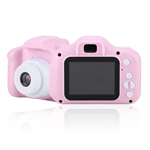 HD Digital Camera for Kids,X2 Mini Portable 2.0 Inch IPS Color Sn Children's Digital Camera HD 1080P Camera (Pink)