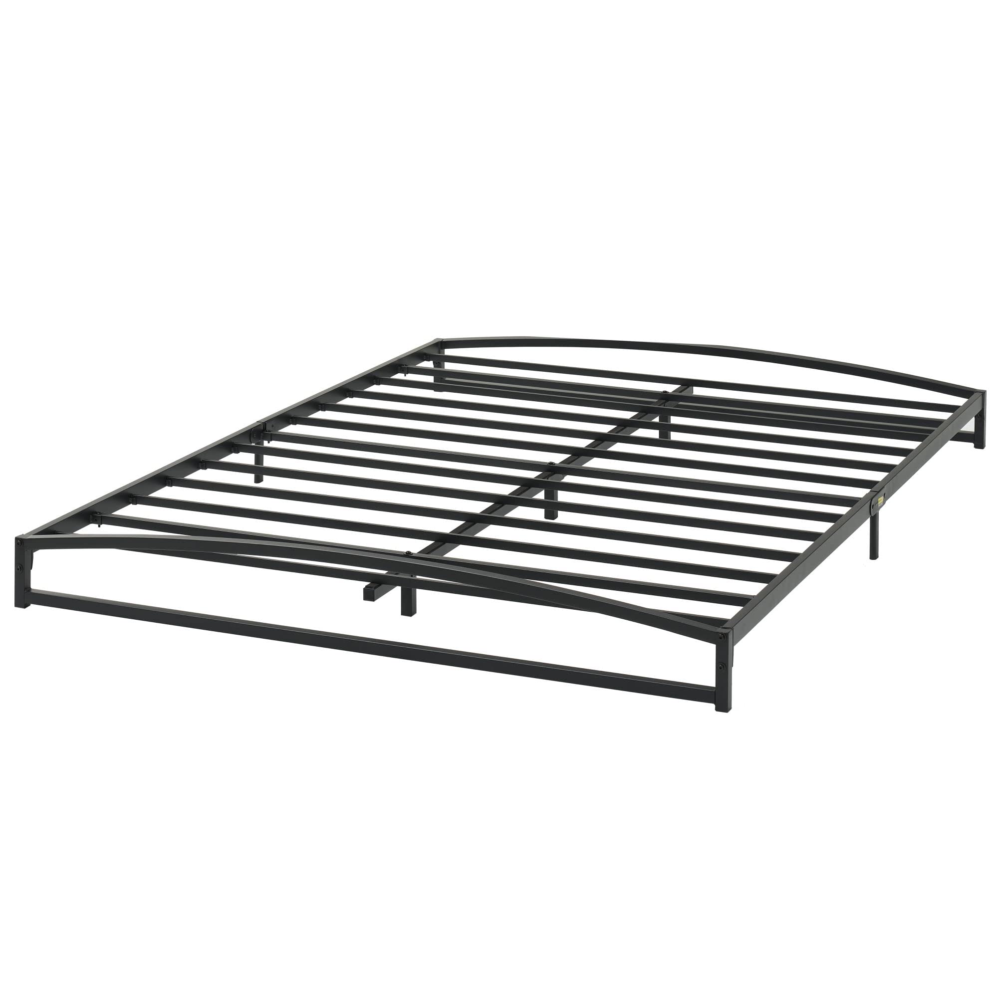 GAOMON 6 Inch Metal Platform Queen Size Bed Frame Low Profile with Sturdy Steel Slats Support, Mattress Foundation, No Box Spring Needed, Easy Assembly, Black (Queen, 6 Inch)