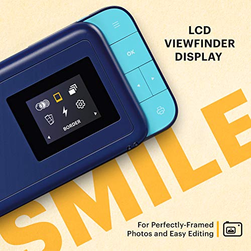 KODAK Smile Instant Print Digital Camera (Blue) Photography Scrapbook Kit
