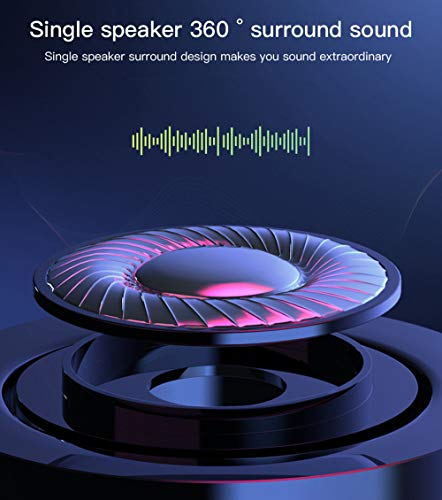 EAVO Mini Portable Speakers, 3W 36mm Microphone Speaker Line-in Speaker with 3.5mm Aux Audio Jack and Plug in Clear Bass Micro for Smart Phone, pad, Tablet, Laptop, Computer.