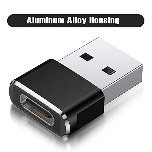 Basesailor USB to USB C Adapter 3 Pack,Type C Female to USB A Male Cable Converter for MacBook Pro,iMac,PC,Laptop,Computer,Samsung Galaxy Note 10 20 S20 S21 S22 S23,Google Pixel 5 4 4A 3 3A 2 XL