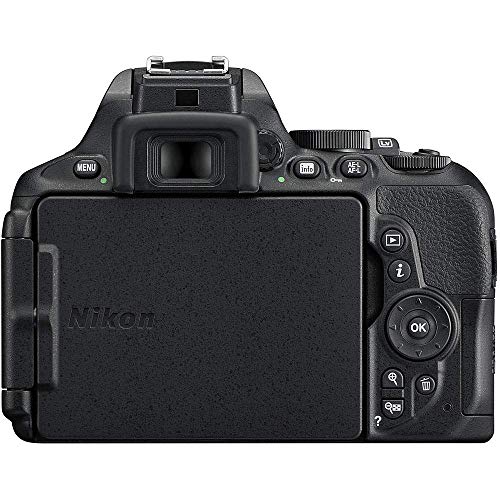 Nikon D5600 DSLR Camera with 18-140mm Lens (1577) + Nikon 70-300mm Lens + 64GB Memory Card + Case + Corel Photo Software + EN-EL14 A Battery + Card Reader + HDMI Cable + Cleaning Set + More (Renewed)
