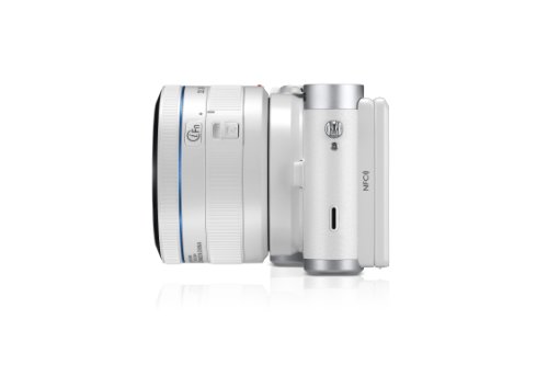 Samsung NX300 20.3MP CMOS Smart WiFi Mirrorless Digital Camera with 20-50mm Lens and 3.3" AMOLED Touch Screen (White)
