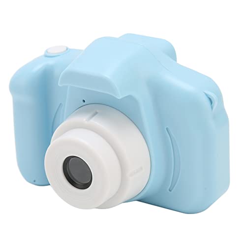 Kids Digital Camera Digital Video Cameras Multi Mode Filter Front Rear 8MP Cute Toddler Camera with Lanyard 32G Memory Card Blue