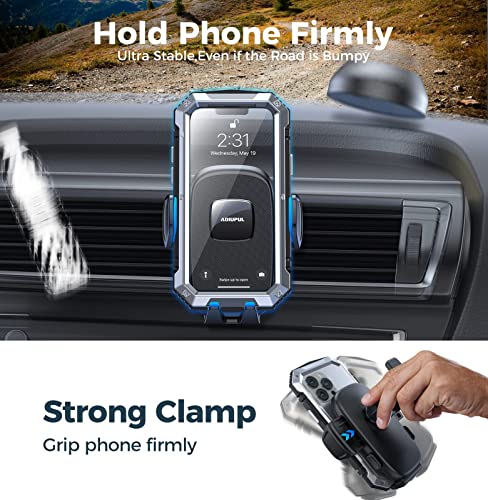 Car Phone Holder Mount, 2022 Upgraded[Gravity Auto-Lock]Car Vent Phone Mount[Thick Case Friendly]Metal Hook Never Fall Universal Cell Phone Automobile Cradles fit for iPhone Samsung All Phones