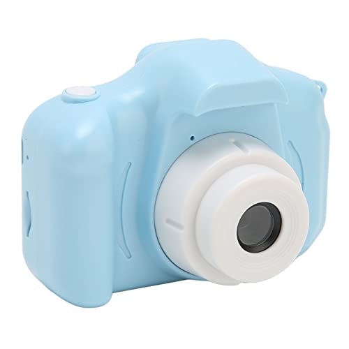 Kids Digital Camera Digital Video Cameras Multi Mode Filter Front Rear 8MP Cute Toddler Camera with Lanyard 32G Memory Card Blue