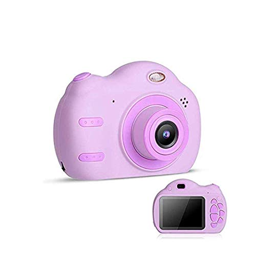 LKYBOA Mini Purple Camera,Dual Lens HD Children Digital Cameras for Boys Birthday Toy Kid Chargeable