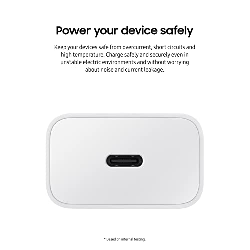 Samsung 15W Wall Charger Type C Only (Cable not Included), White