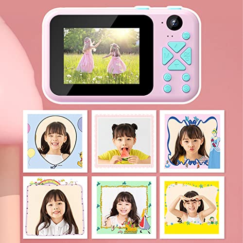 Vlogging Camera for Kids, Full Hd 1080p Rechargeable Electronic Mini Camera for Boys and Girls, Point and Shoot Digital Cameras with IPS Screen, Electronic Anti-Shake Digital Camera