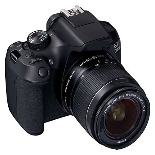 DYOSEN Digital Camera EOS 1300D DSLR Camera Body with Single Lens: EF-S 18-55 is II Digital Camera Photography (Size : Camera Withe Lens)