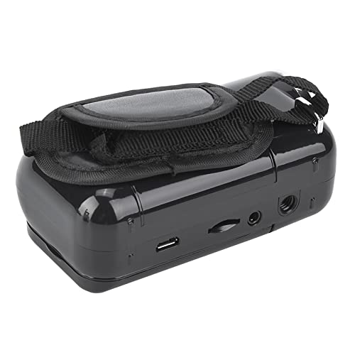 Portable Child DV Camera, 16X Digital Zoom, HD Camera, Support Memory Card, Children's Toys with TFT LCD Sceen (Black)