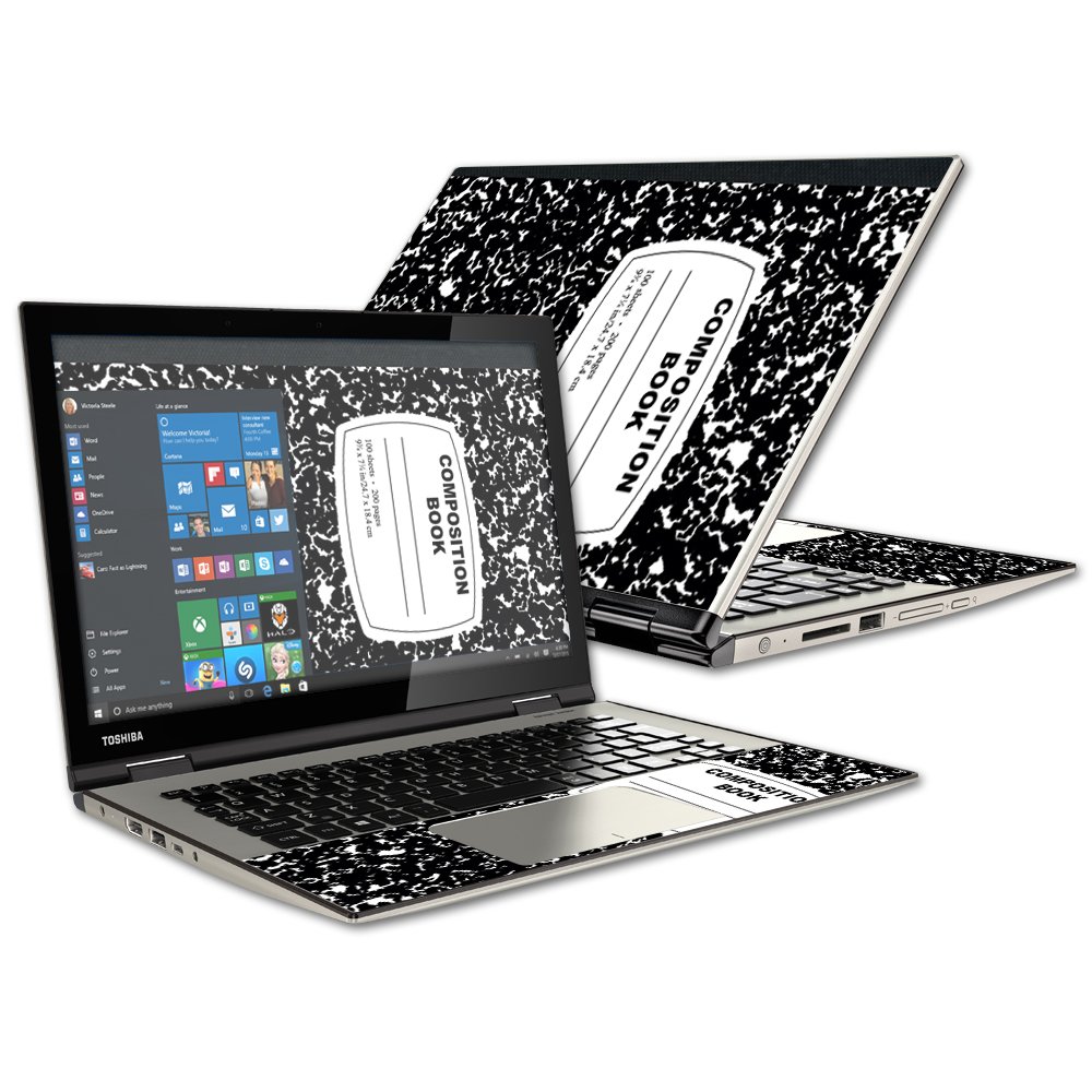 MightySkins Skin Compatible with Toshiba Satellite Radius 12.5" wrap Cover Sticker Skins Composition Book