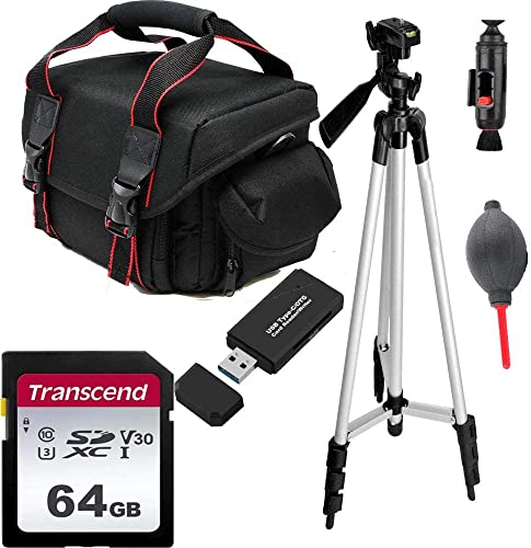 Nikon COOLPIX P950 Digital Camera w/NIKKOR 83x Optical Zoom Lens, 64GB Transcend SD Memory Card, Tripod, Bag, Lens Blower/Cleaner and More (Renewed)