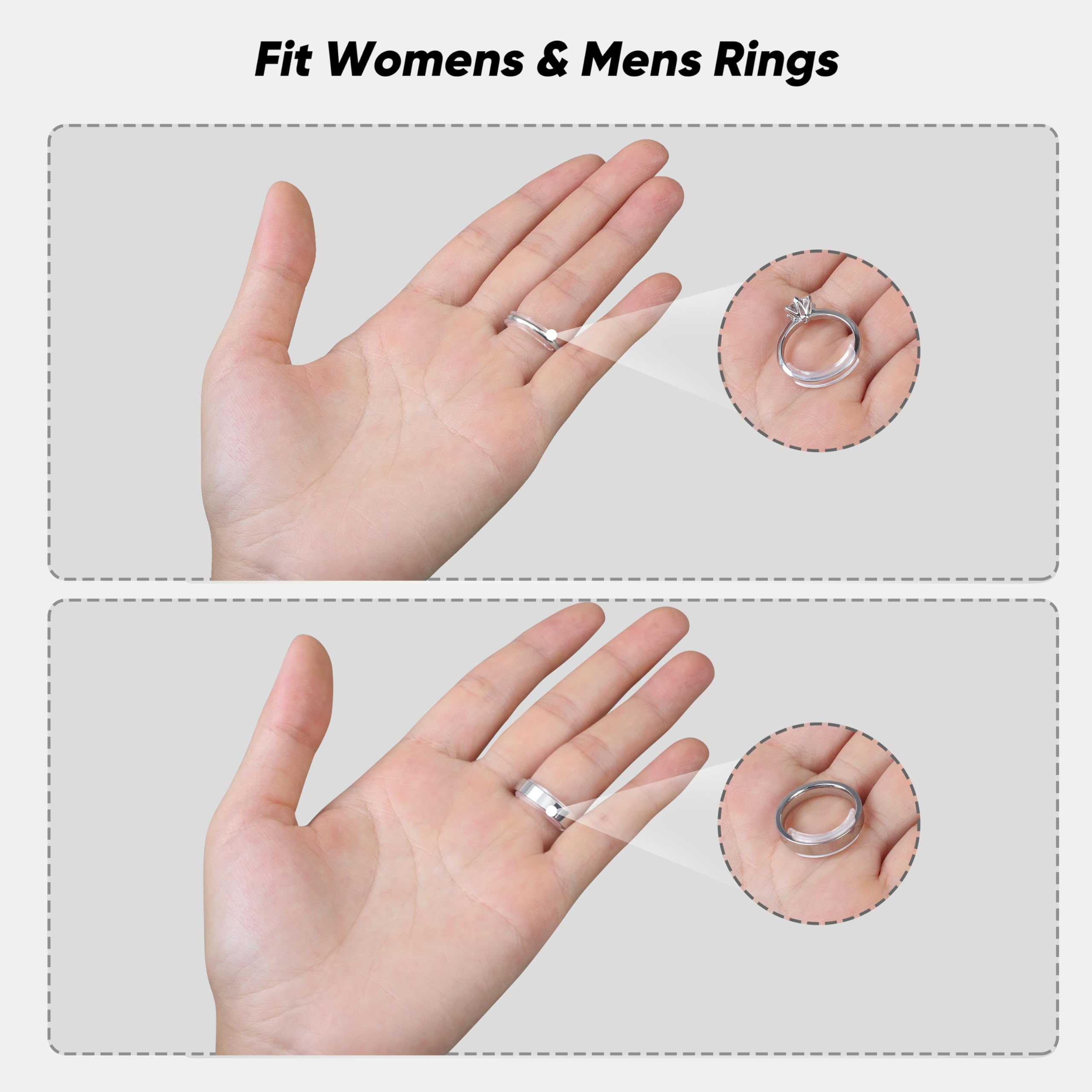 Ring Size Adjuster for Loose Rings for Any Rings Ring Size Reducer Spacer Ring Guard