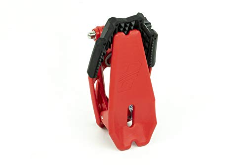 Dango Design Gripper Mount - Universal Clamp Mount for Action Cameras, Use as a Mount on Motorcycles, Powersports Helmets & More - Ripper Red