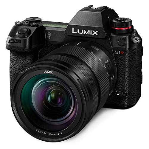 Panasonic LUMIX S1R Full Frame Mirrorless Camera with 47.3MP MOS High Resolution Sensor, 24-105mm F4 L-Mount S Series Lens, 4K HDR Video and 3.2ā LCD - DC-S1RMK (Renewed)
