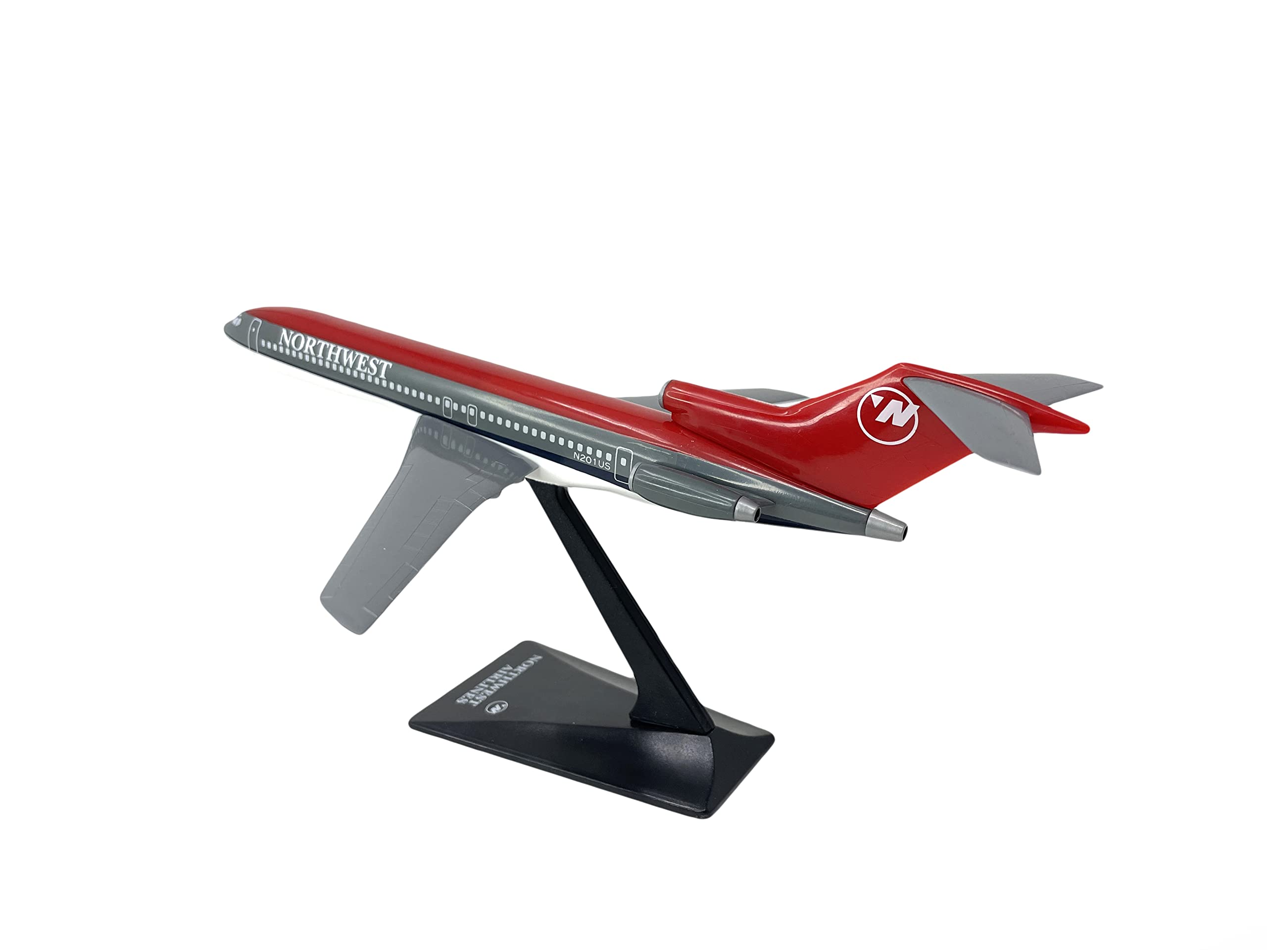 Northwest (89-03) 727-200 Airplane Miniature Model Plastic Snap-Fit 1:200 Part# ABO-72720H-006
