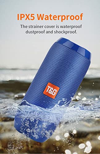 TG117 BT Outdoor Speaker Waterproof Portable Wireless Column Loudspeaker Box with TF Card FM Radio