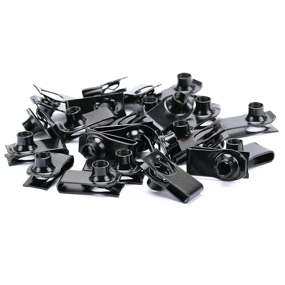 35PCS Engine Under Cover Splash Shield Guard Body Bolts, Bumper Fender Liner Push Retainer Fastener Rivet Clips, Universal Extruded U-Nuts Kit, Compatible with Infiniti G35 G37 EX35 FX35 FX45