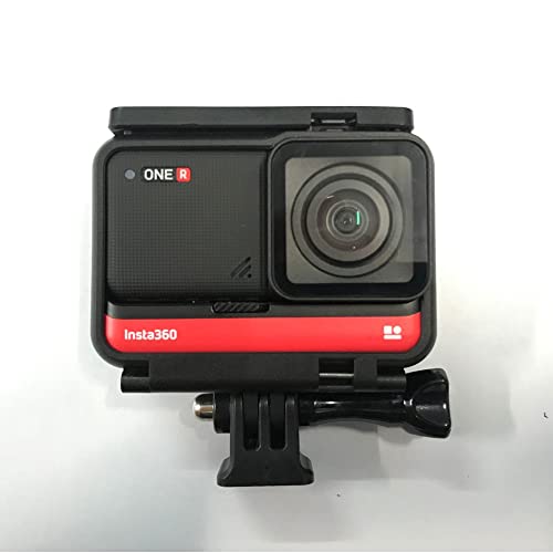 For Insta360 ONE R Sports Camera Case Protective Housing Insta360 ONE R Accessory Camera Accessories Protective Frame Anti-fall Bezel Protective Cases (Insta360 ONE R, Black) A456
