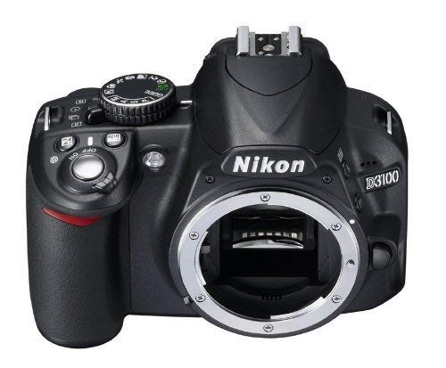 Nikon D3100 14.2MP Digital SLR Camera Body Only - (Black) (Kit Box, No Lens) (International Version) (Renewed)