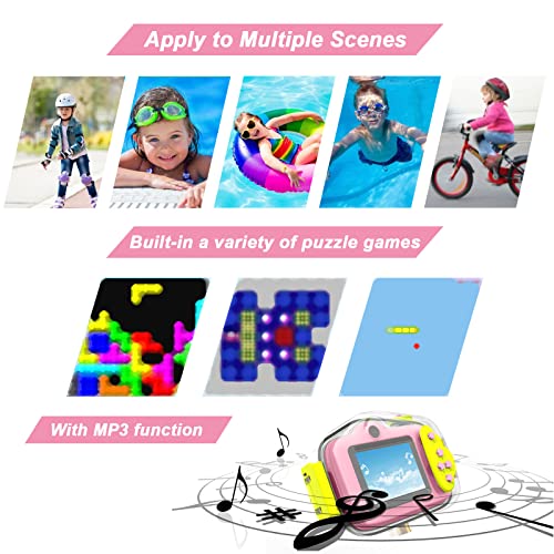 Digital Camera for Kids, Full HD 1080p Rechargeable Electronic Mini Camera for Students, Teens, Compact Point and Shoot Camera Portable Small Camera, Vlogging Camera for YouTube