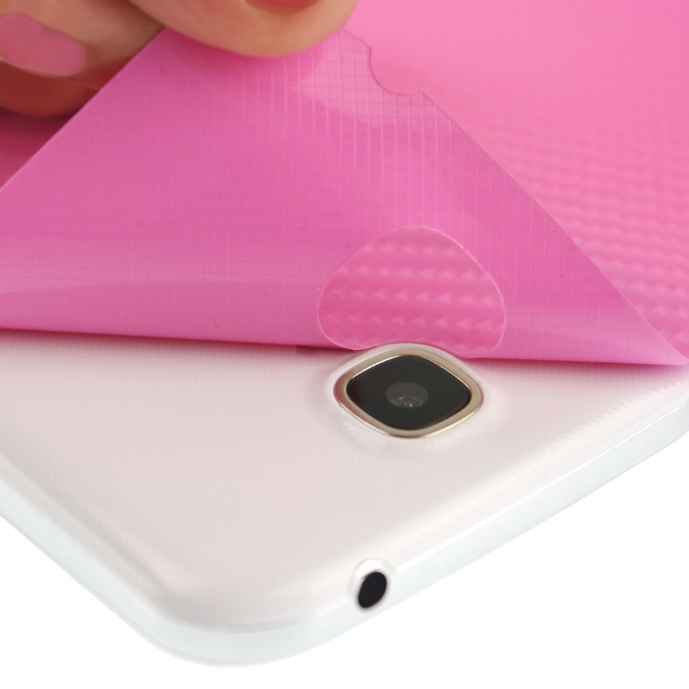 Skinomi Gold Carbon Fiber Full Body Skin Compatible with Toshiba Satellite Radius (2015, 14 inch)(Full Coverage) TechSkin with Anti-Bubble Clear Film Screen Protector
