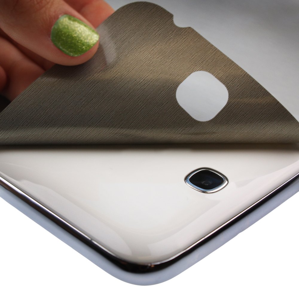 Skinomi Brushed Aluminum Full Body Skin Compatible with Toshiba Satellite Radius (2015, 14 inch)(Full Coverage) TechSkin with Anti-Bubble Clear Film Screen Protector
