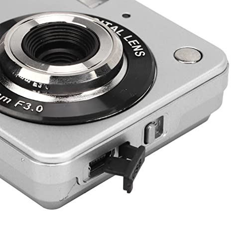 4K Digital Camera for Photography and Video, 48MP 2.7in LCD Display 8X Zoom Anti Shake Vlogging Camera for Photography Continuous Shooting (Silver)