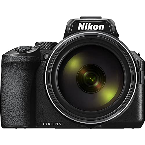 Nikon Intl. Nikon COOLPIX P950 Camera with Advanced Bundle, 26532 (Microphone, LED Light, Tripod, Monopod, 2x64Gb and More), Black (Renewed)