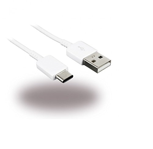 Two (2) OEM Samsung USB-C Data Charging Cables for Galaxy S9/S9 Plus/S8/S8+/Note8 -White EP-DN930CWE- Bulk Packaging