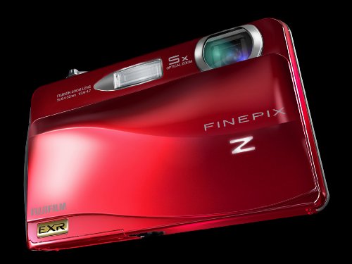Fujifilm FinePix Z700EXR 12 MP Super CCD EXR Digital Camera with 5x Optical Zoom and 3.5-Inch Touch-Screen LCD (Red)