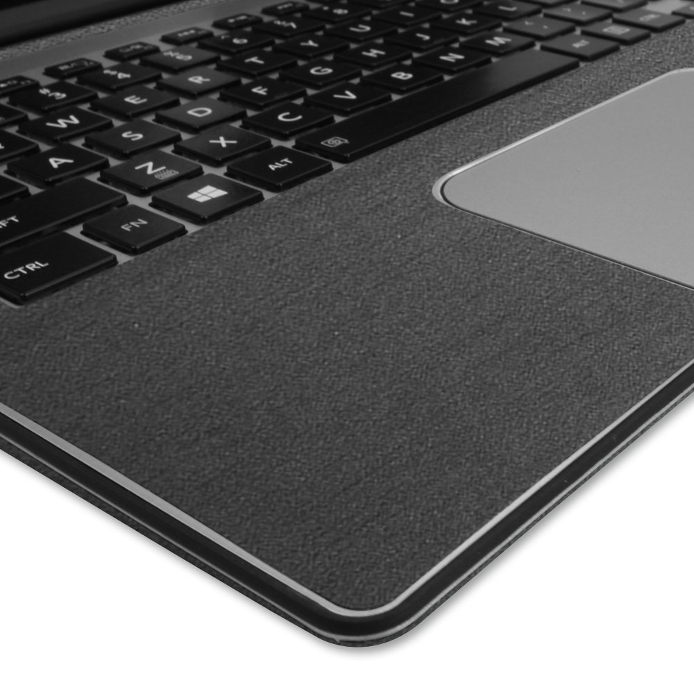 Skinomi Brushed Steel Full Body Skin Compatible with Toshiba Satellite Radius (2015, 15.6 inch)(Full Coverage) TechSkin with Anti-Bubble Clear Film Screen Protector