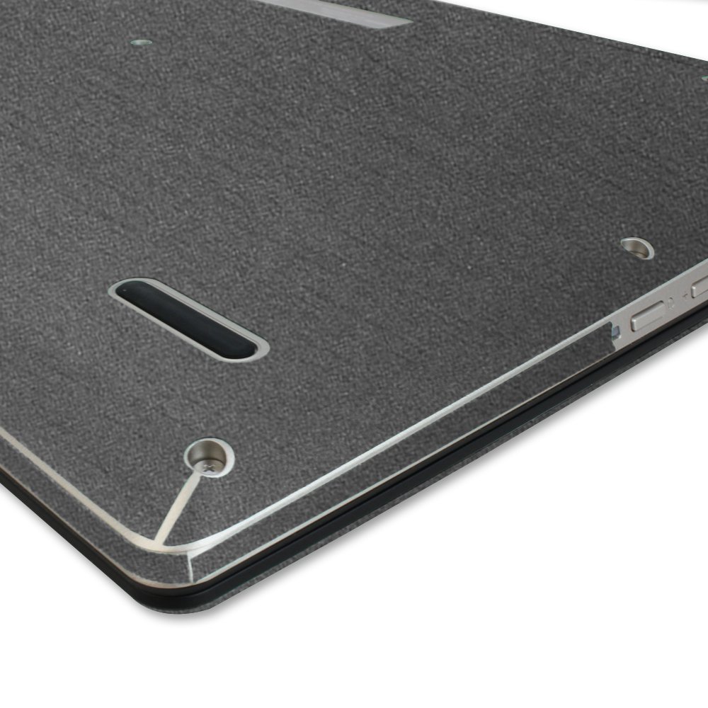 Skinomi Brushed Steel Full Body Skin Compatible with Toshiba Satellite Radius (2015, 15.6 inch)(Full Coverage) TechSkin with Anti-Bubble Clear Film Screen Protector