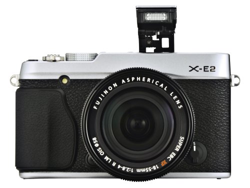Fujifilm X-E2 Compact System Digital Camera Kit 16MP with 3.0-Inch LCD - Body Only (Silver)