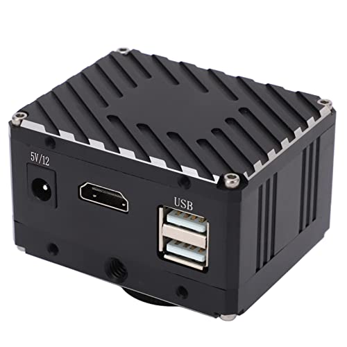 Industrial Microscope Camera, Aluminum Alloy Image Comparison Industry Camera HD Real Time Output for Research