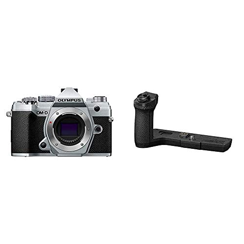 Olympus OM-D E-M5 Mark III Body Silver with Olympus ECG-5 Grip for E-M5 Mark III