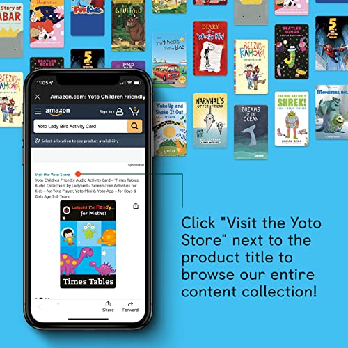 Yoto BBC Children’s Classics: Treasure Island – Kids Audiobook Story Card for Use Player & Mini Bluetooth Speaker, Fun Daytime & Bedtime Stories, Educational Gift for Children Ages 5+